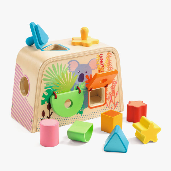Shop Djeco Boita Shape Sorter Box for Toddlers