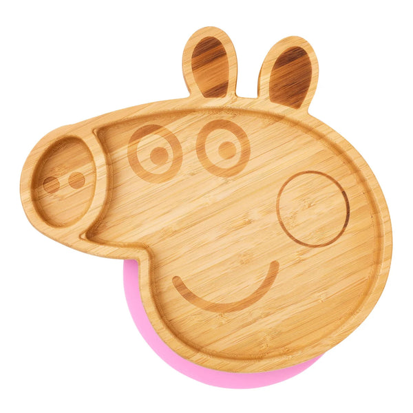 bamboo bamboo Peppa Pig Suction Plate | Baby & Kid Mealtimes | MORI UK