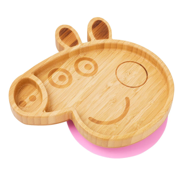 bamboo bamboo Peppa Pig Suction Plate | Baby & Kid Mealtimes | MORI UK