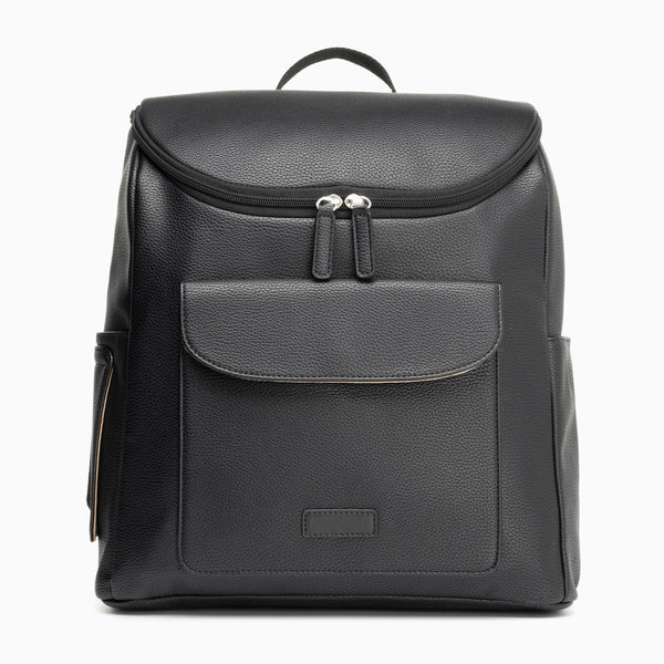Babymel Lennox Vegan Leather Convertible Changing Backpack - Black UK