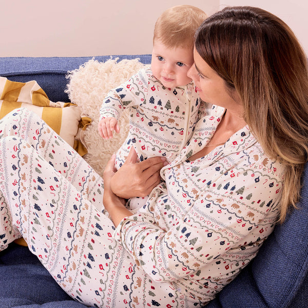 Women's Festive Fair Isle Pyjamas | Matching Family PJs | MORI