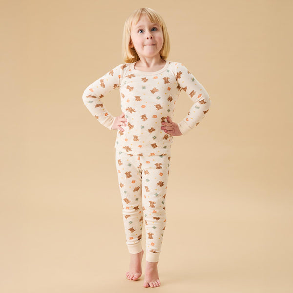 Teddy Bear & Ribbed Pyjamas 2 Pack | Baby Sleepwear | MORI