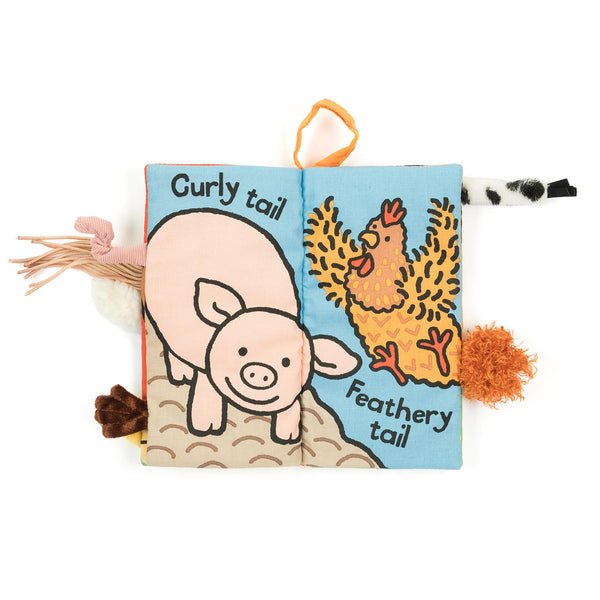 Jellycat Farm Tails Book | Baby Toys | MORI UK