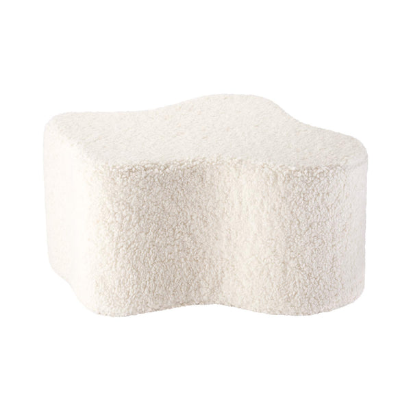 Shop Wigiwama Cream White Cloud Pouffe for Kids | MORI