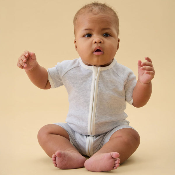 Zip Summer Sleepsuits | Summer Baby Sleepwear | MORI UK
