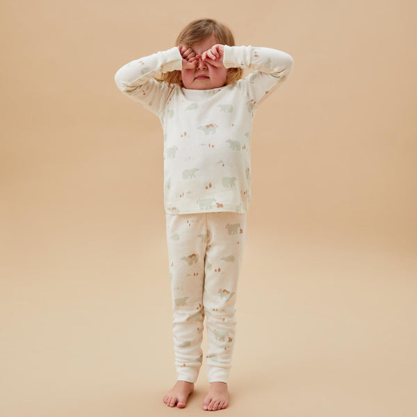Polar Bear Pyjamas | Organic Baby Sleepwear | MORI UK