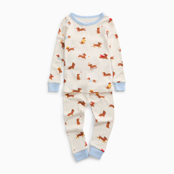 Shop Sausage Dog Pyjamas with Elastic Waistband | MORI UK