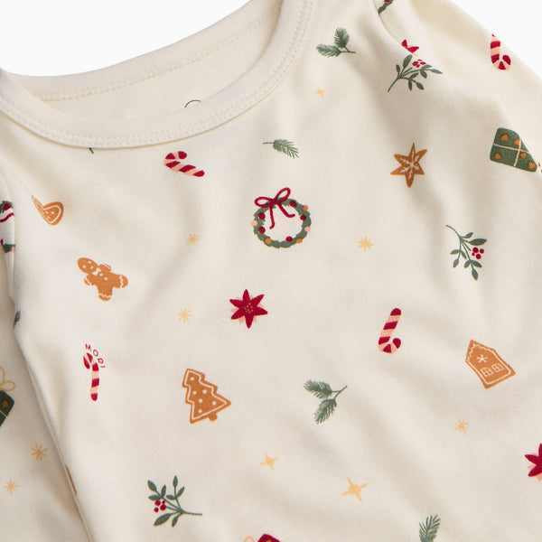 Shop Christmas Pajama Set with Festive Print | MORI UK