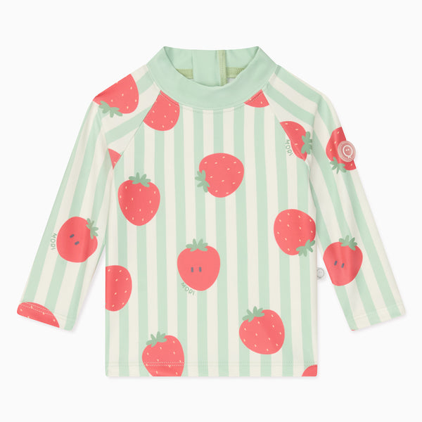 Strawberry Rash Vest | Baby Summer Swimsuit | MORI UK