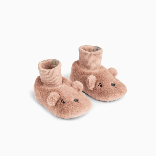 Shop Liewood Beth Bear Plush Slippers for Babies | MORI UK