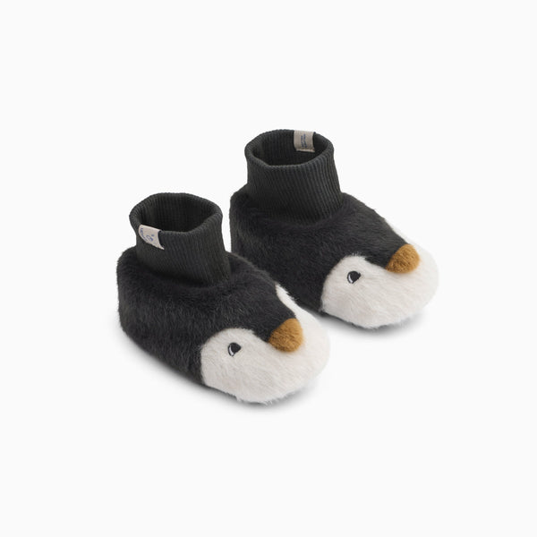 Shop Liewood Beth Penguin Plush Slippers for Babies | MORI UK