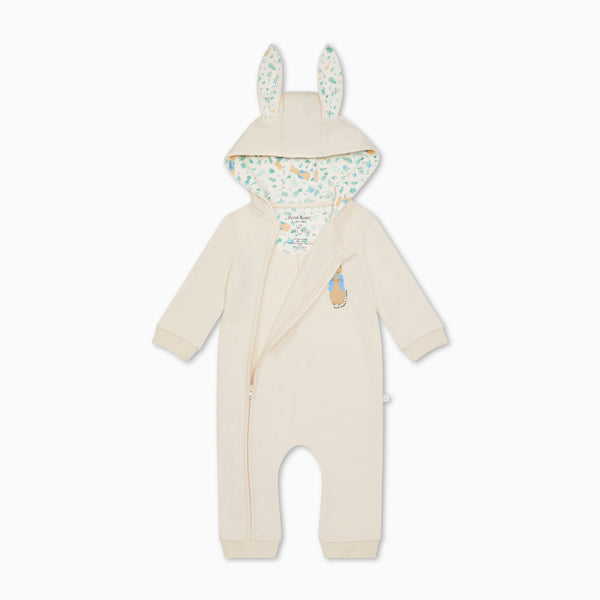 Peter Rabbit Hooded Jumpsuit | Organic Baby Clothing | MORI UK