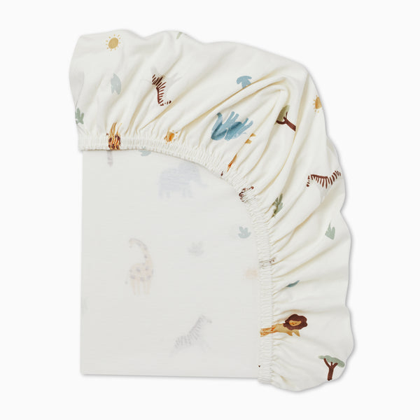 Printed Cot Bed Fitted Sheet | Nursery | MORI UK