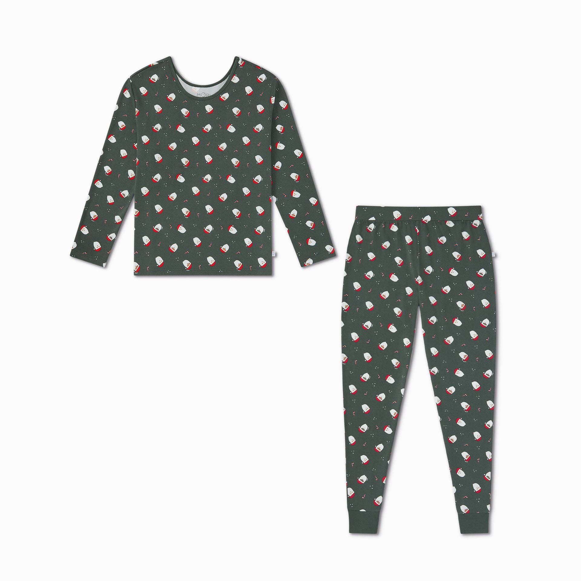 Santa Print Women's Pyjamas | Matching Family Christmas PJs | MORI UK