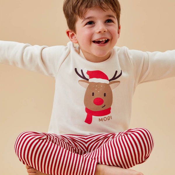 Santa's Sidekick Top & Leggings Outfit | Christmas Baby Outfits | MORI UK