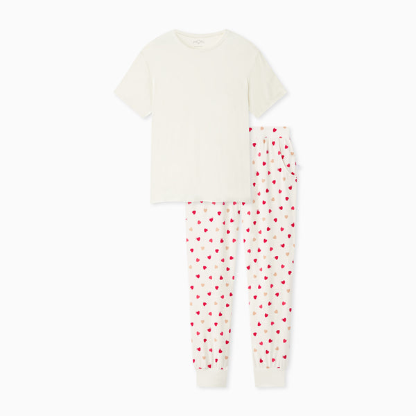Men's Love Heart Pyjamas | Valentine's Sleepwear | MORI