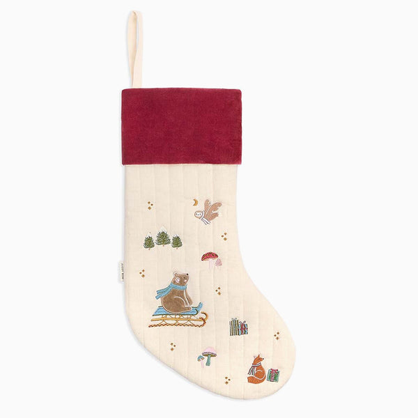 Shop Avery Row Christmas Stocking - Bear Cub | MORI UK