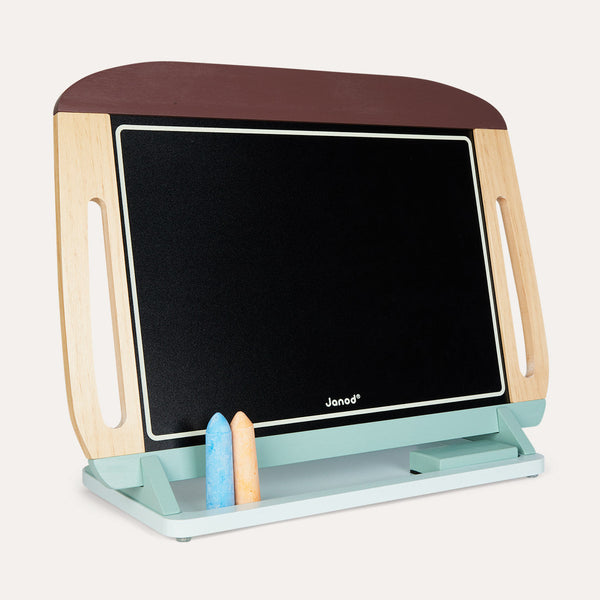 Buy the Janod White And Blackboard Table | KIDLY by MORI UK