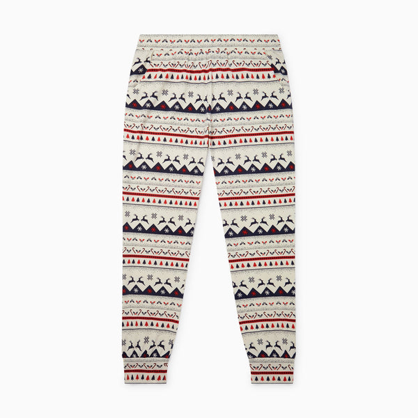 Fair Isle Papa Pyjama Bottoms | Matching Christmas Pyjamas - MORI UK