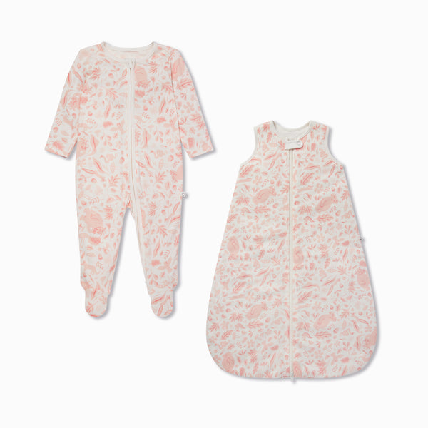 Gruffalo Foxglove Pink Front Opening Bedtime Set 1.5 TOG | Baby ...