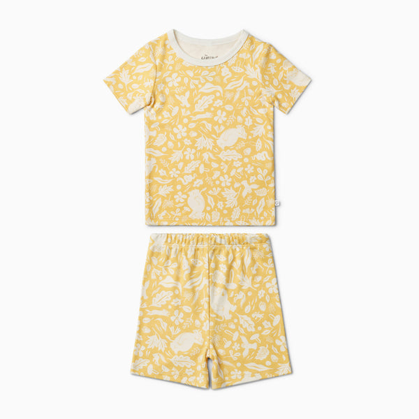 Gruffalo Buttercup Yellow Summer Pyjamas | Organic Kids Sleepwear | MORI UK