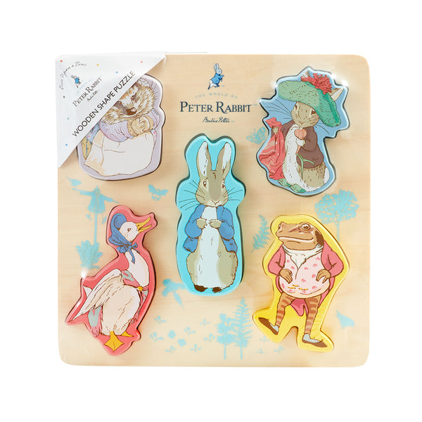 Peter Rabbit Shape Puzzle | Wooden Toys | MORI UK