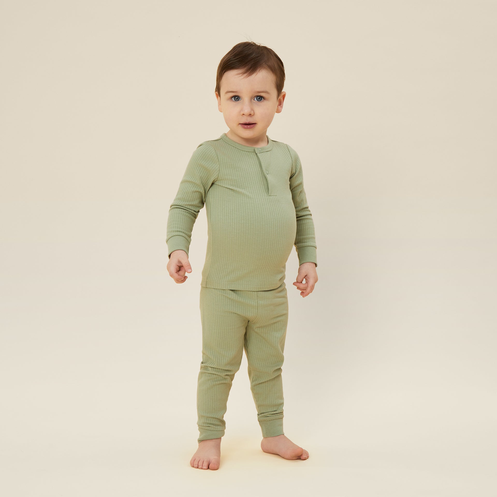 Ribbed Baby Pyjama Set | Bamboo Baby Clothes | Baby Mori