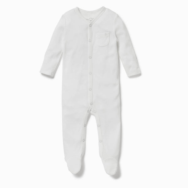 Personalised Front Opening Sleepsuit | Baby Sleepsuits | MORI UK